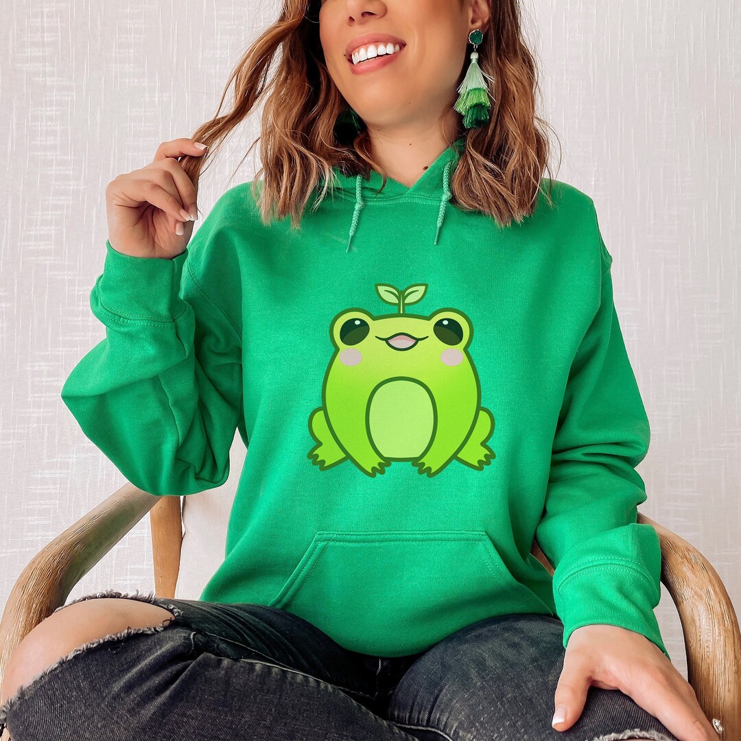 Kawaii Frog Hoodie | Cute Kawaii Clothes | Gifts for Teenage Girls ...
