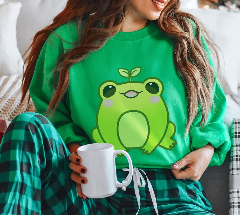 Kawaii Frog Sweater | Cute Kawaii Clothes | Gifts for Teenage Girls ...