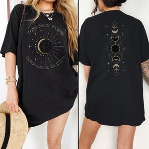 Custom Total Solar Eclipse Shirt | Path of Totality Shirt | Countdown to Totality | Celestial ...