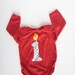 First Birthday Number 1 Candle Long Sleeve Red One Piece Bodysuit - Etsy