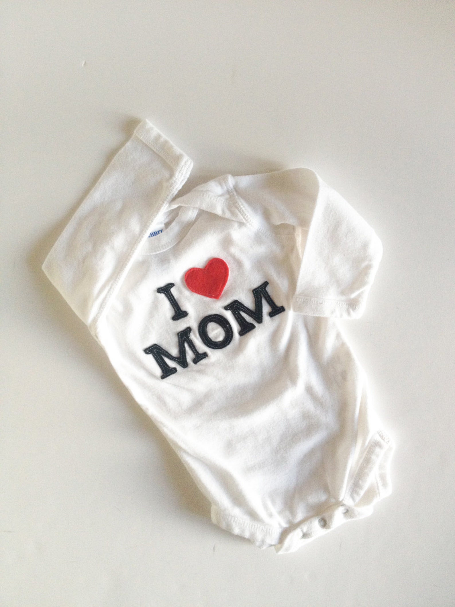 I Heart Mom Valentine's Day One Piece - Etsy
