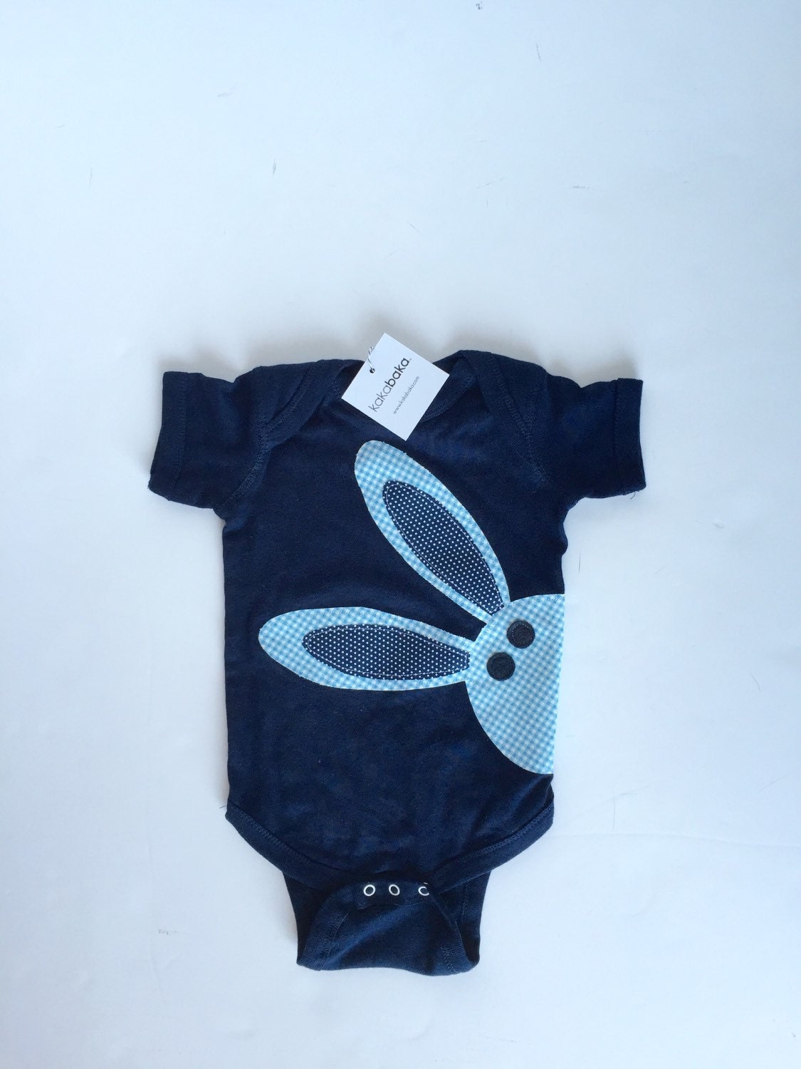 Easter Bunny Rabbit One Piece Navy Blue and Light Blue Baby - Etsy