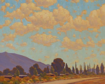 Original California Plein Air Paintings and Studio by ElenaRoche