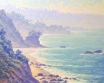 Original California Plein Air Paintings and Studio by ElenaRoche