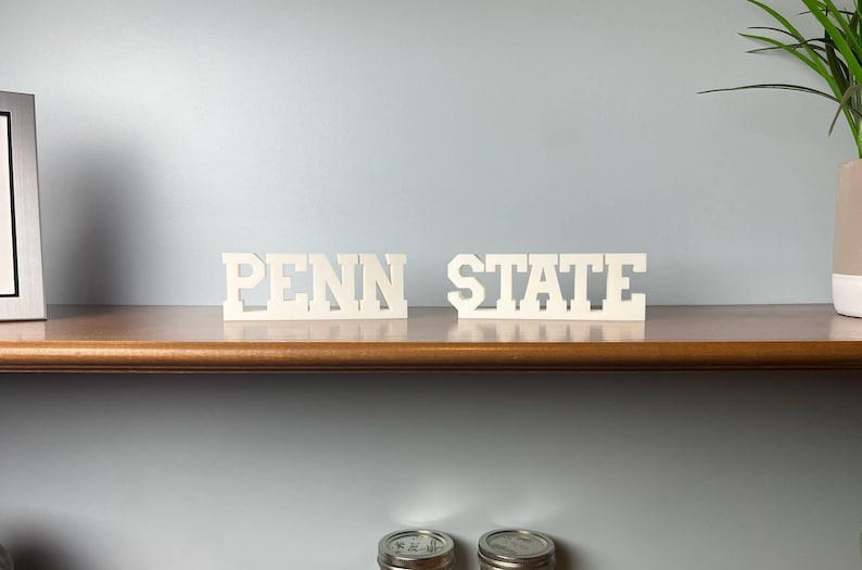 Penn State 3D Printed Text - Etsy