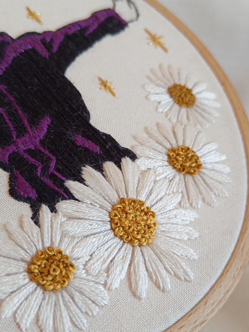 Gojo Hand Embroidery Hoop | Jujutsu Kaisen Fan Art | Anime Embroidered ...