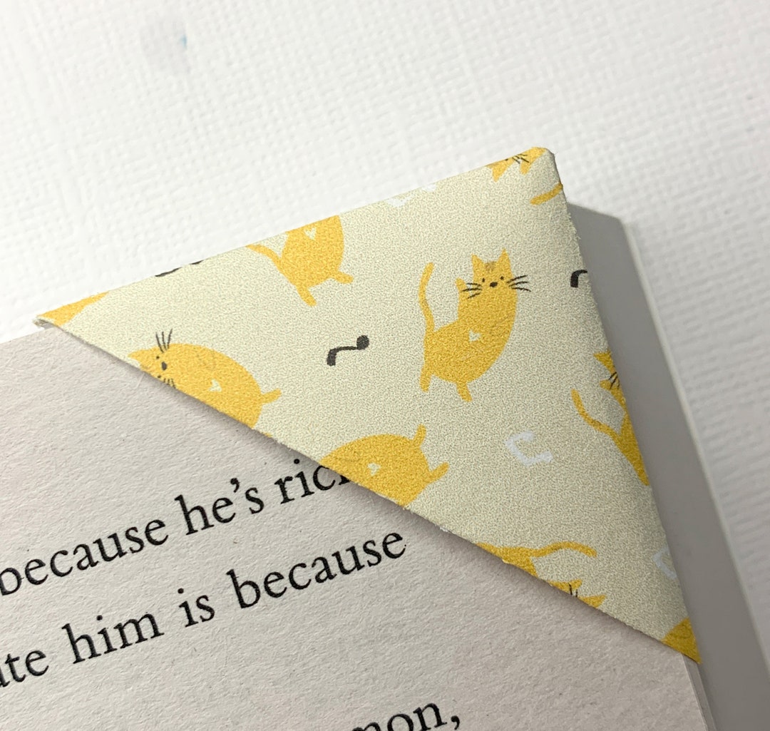 Dancing Cats Corner Bookmark - Book Lover Gift - Etsy