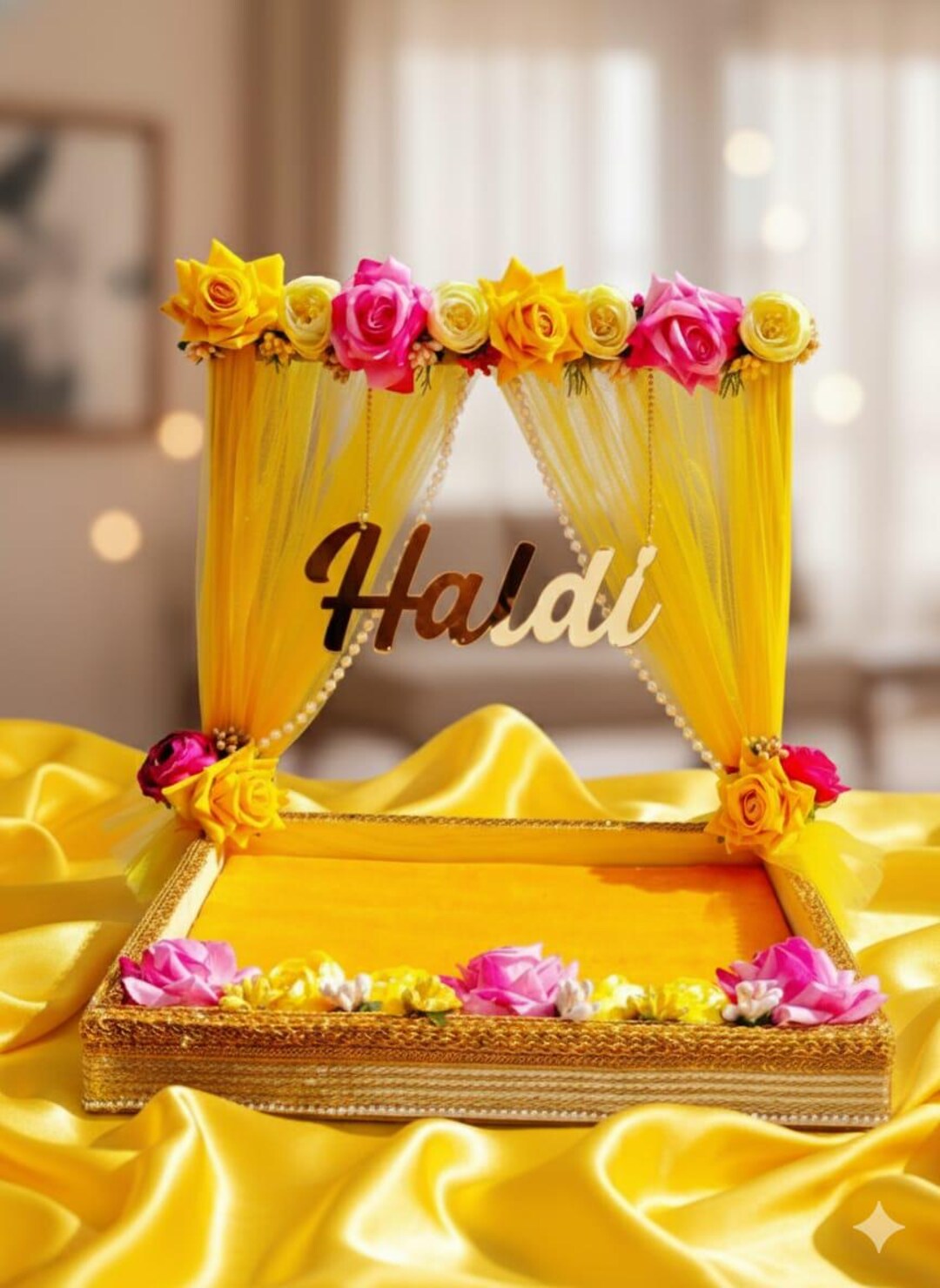 WEDDING HALDI Ceremony:haldi Tray - Etsy
