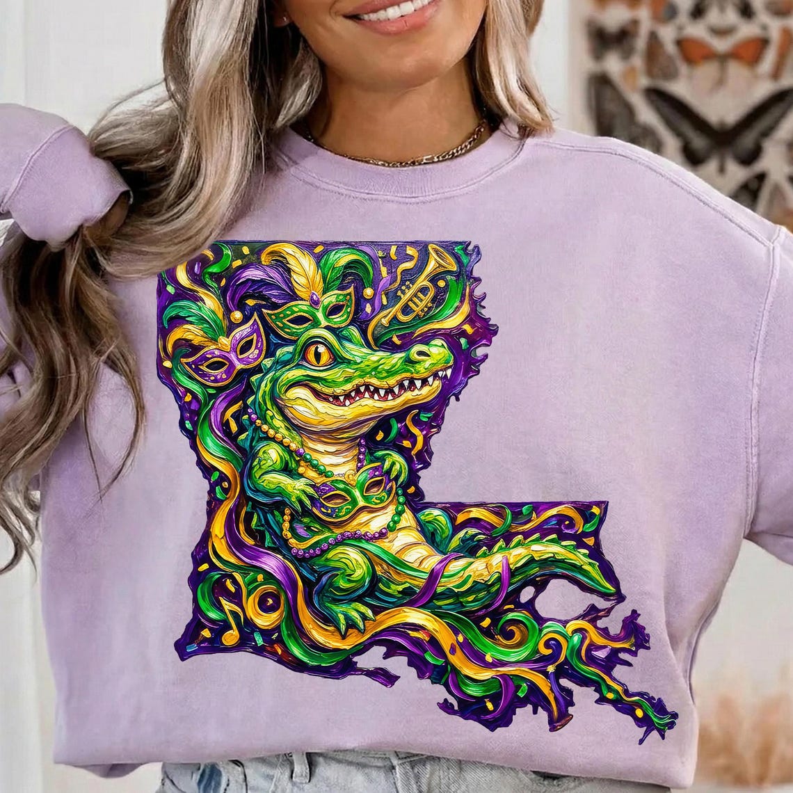 Louisiana Alligator Mardi Gras Map PNG, Fat Tuesday Crocodile State ...