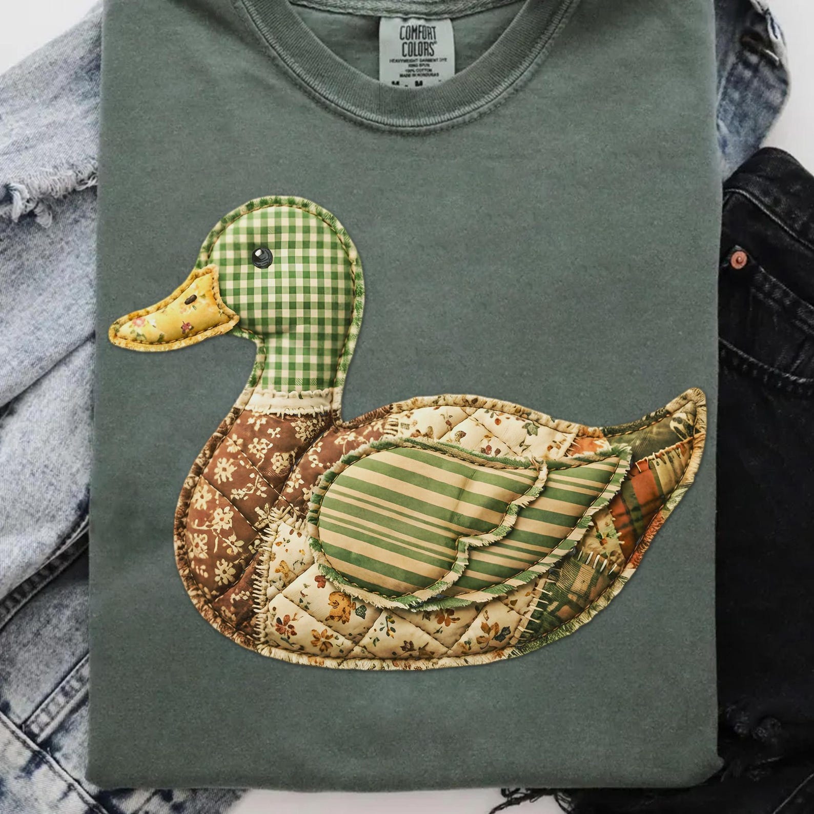 Patchwork Mallard Duck PNG, Sitting Duck Clipart, Hunting Bird Graphic ...