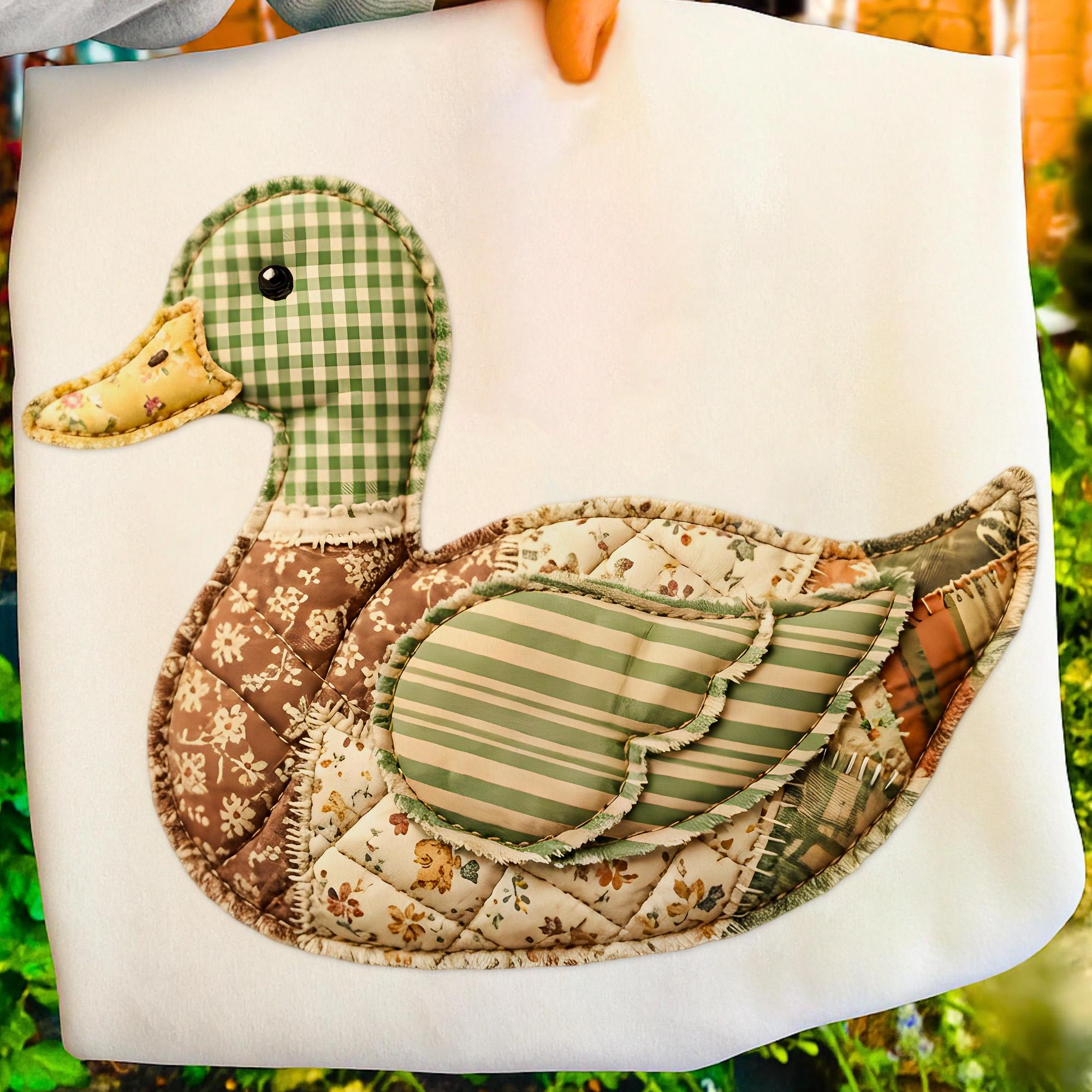 Patchwork Mallard Duck PNG, Sitting Duck Clipart, Hunting Bird Graphic ...