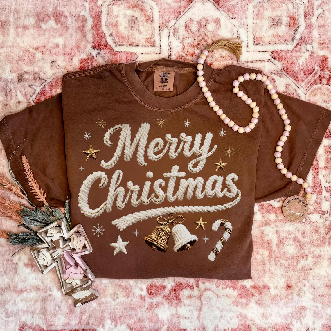 Merry Christmas Yarn Script PNG, Bells and Stars (digital Download) - Etsy