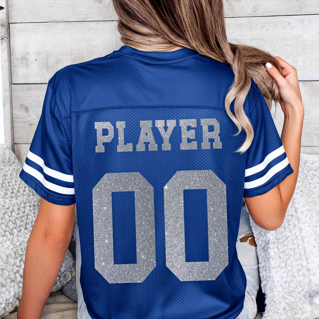 Custom Silver Glitter Flake Jersey Design, Personalized Team PNG ...