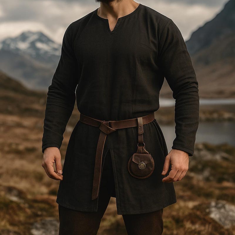 Linen Cotton Viking Shirt - Etsy