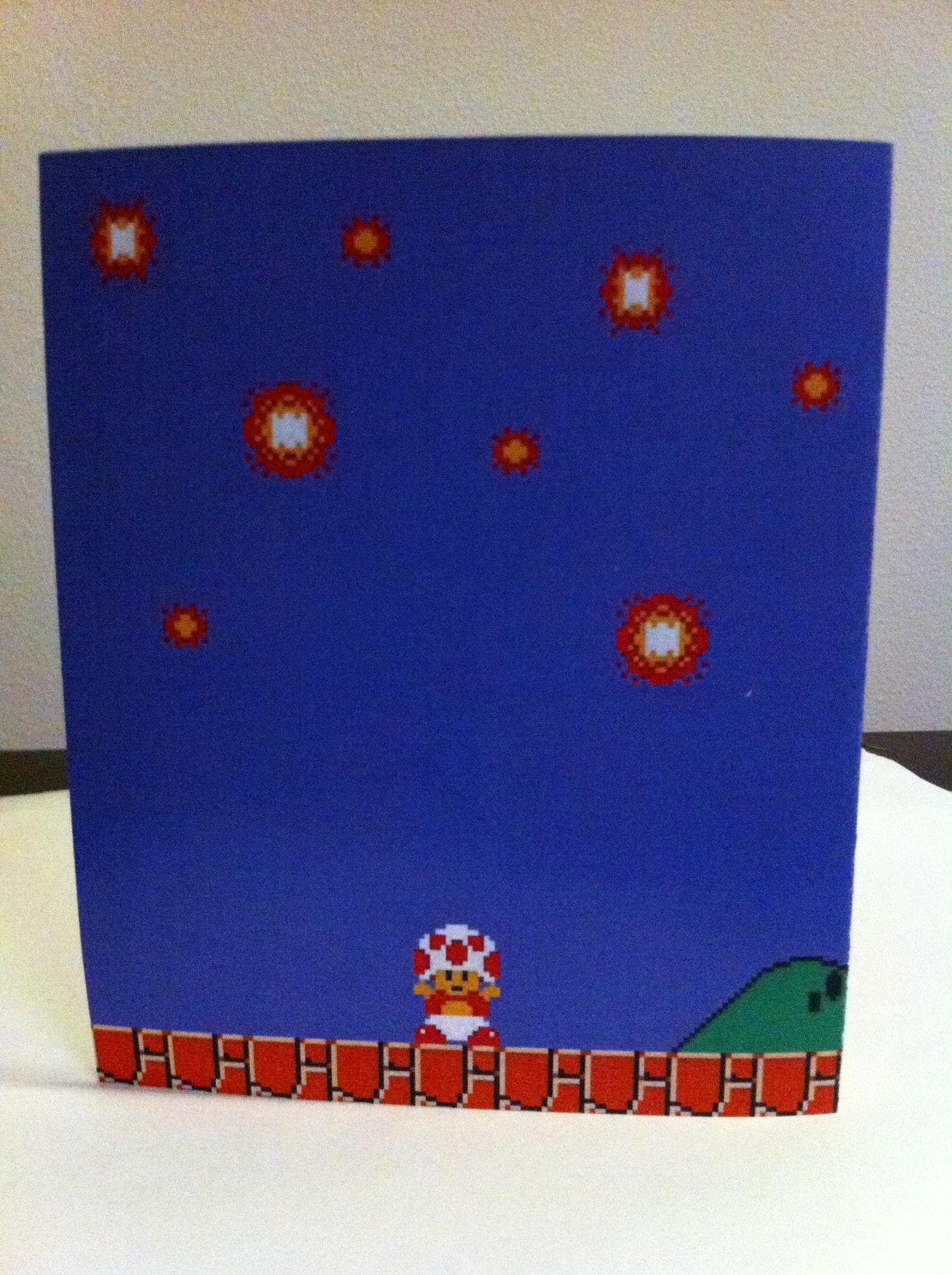 Mario Card Template - Etsy
