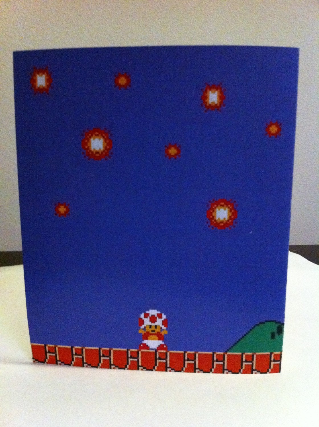 Mario Card Template - Etsy