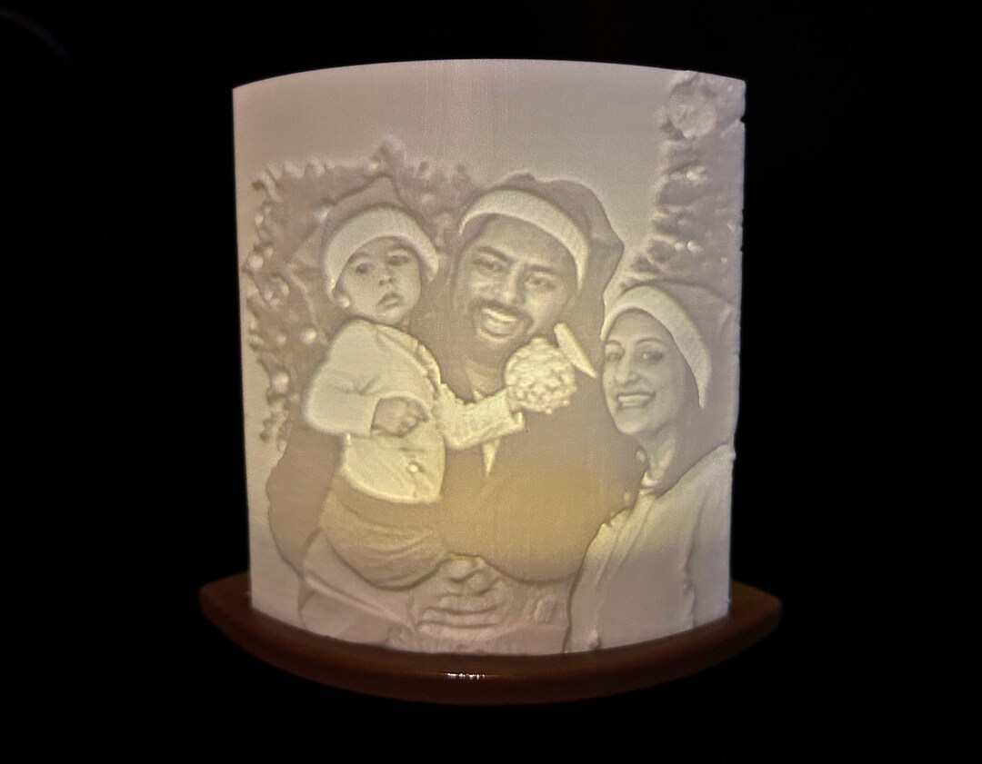 Custom Arched Lithophane and Stand - Etsy