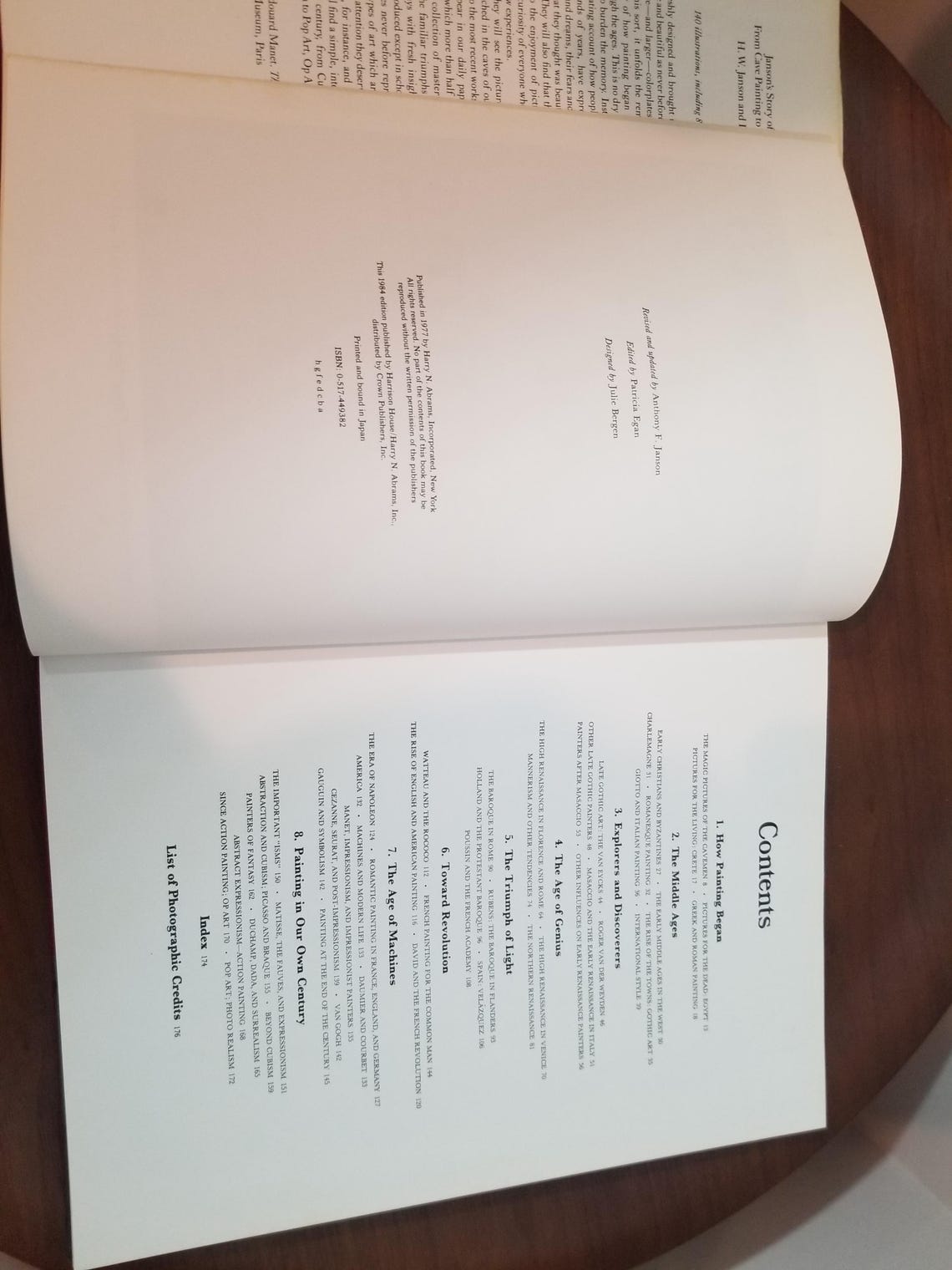 Janson's Story of Painting Art History Book: From Cave to Modern, 1984 ...