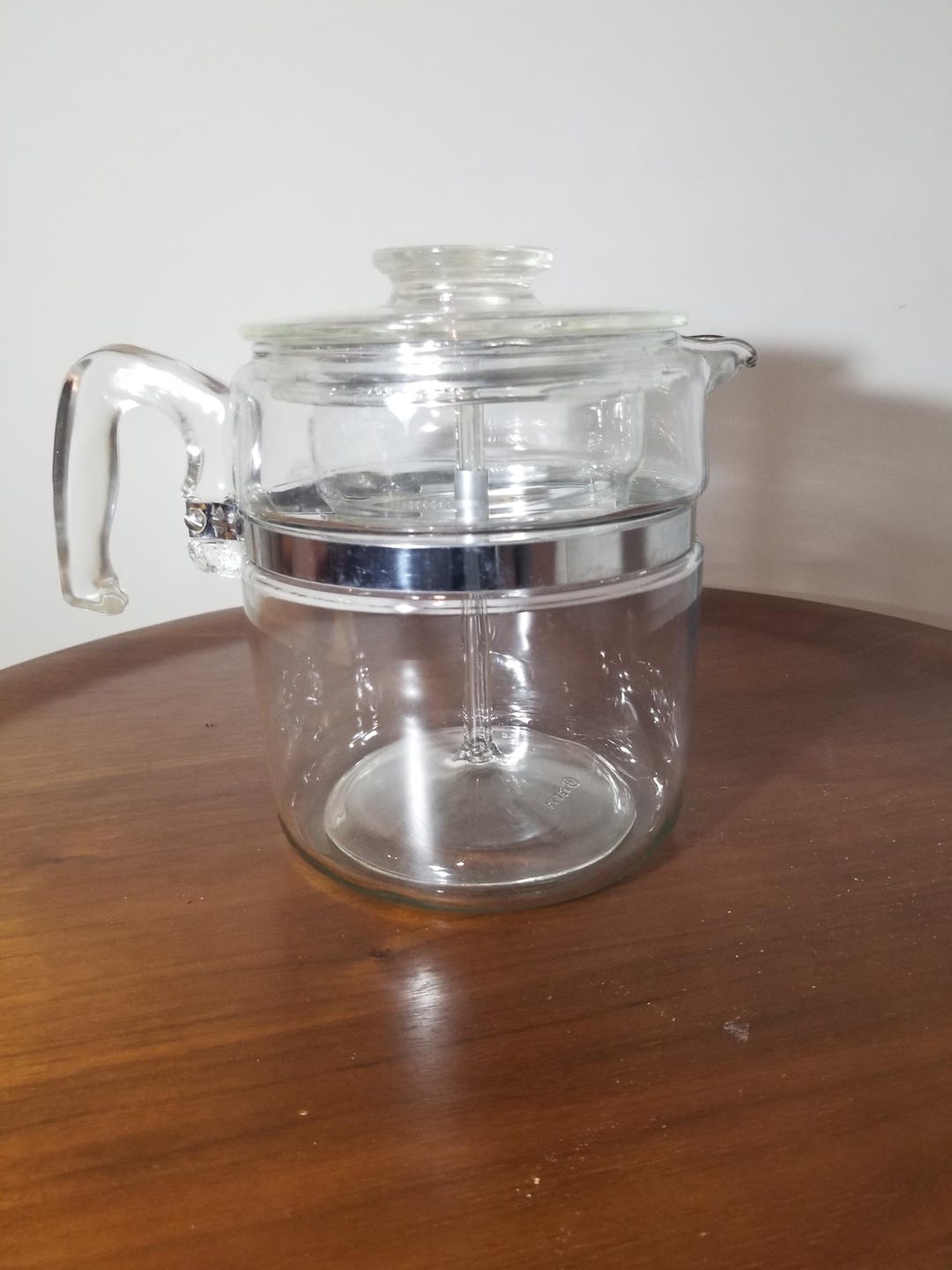 Vintage Pyrex Flameware Coffee Stovetop Percolator 9 Cup Model 7759-B ...