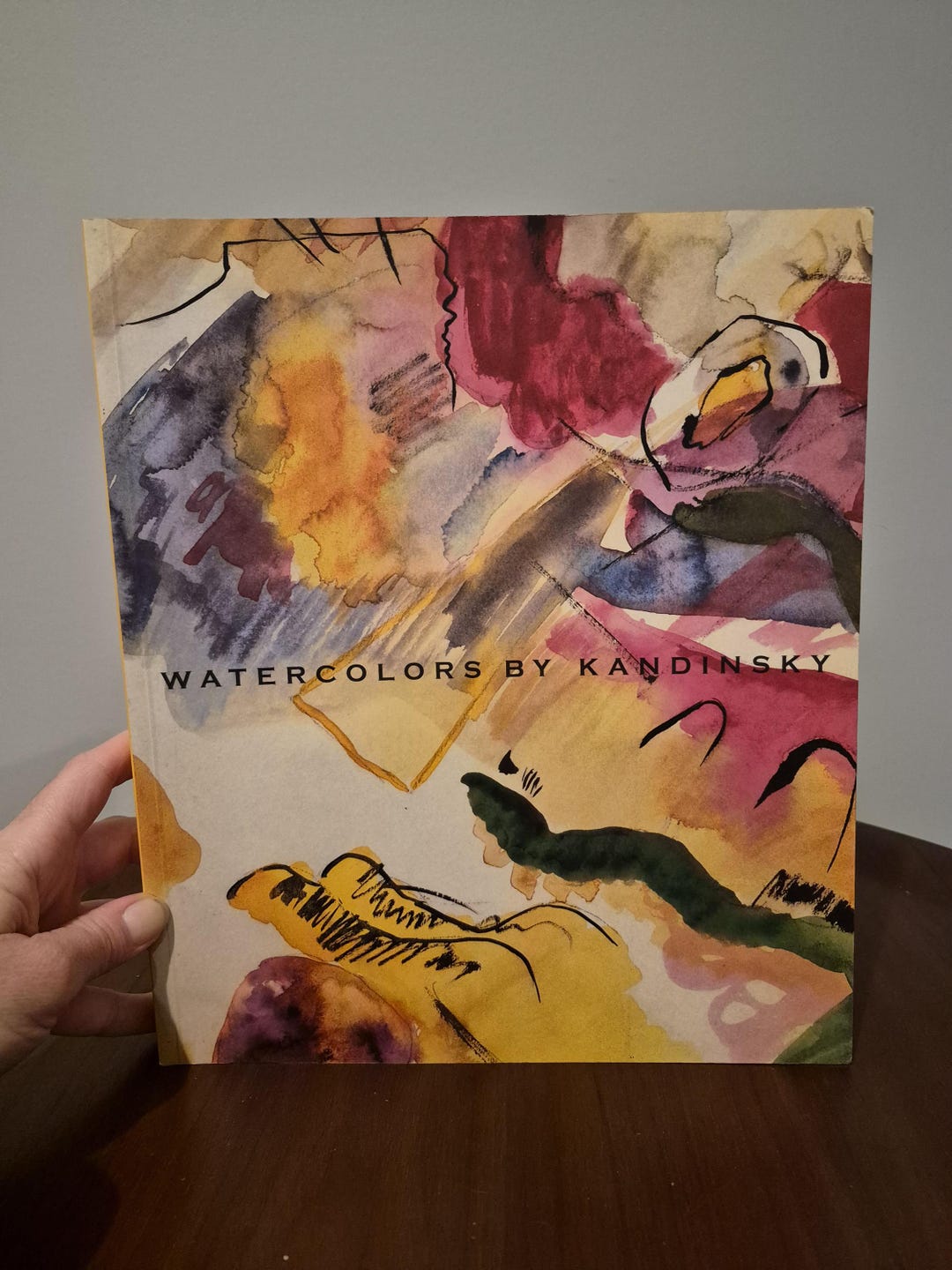 Watercolors by Kandinsky – Vintage Art Book / Abstract Expressionism ...