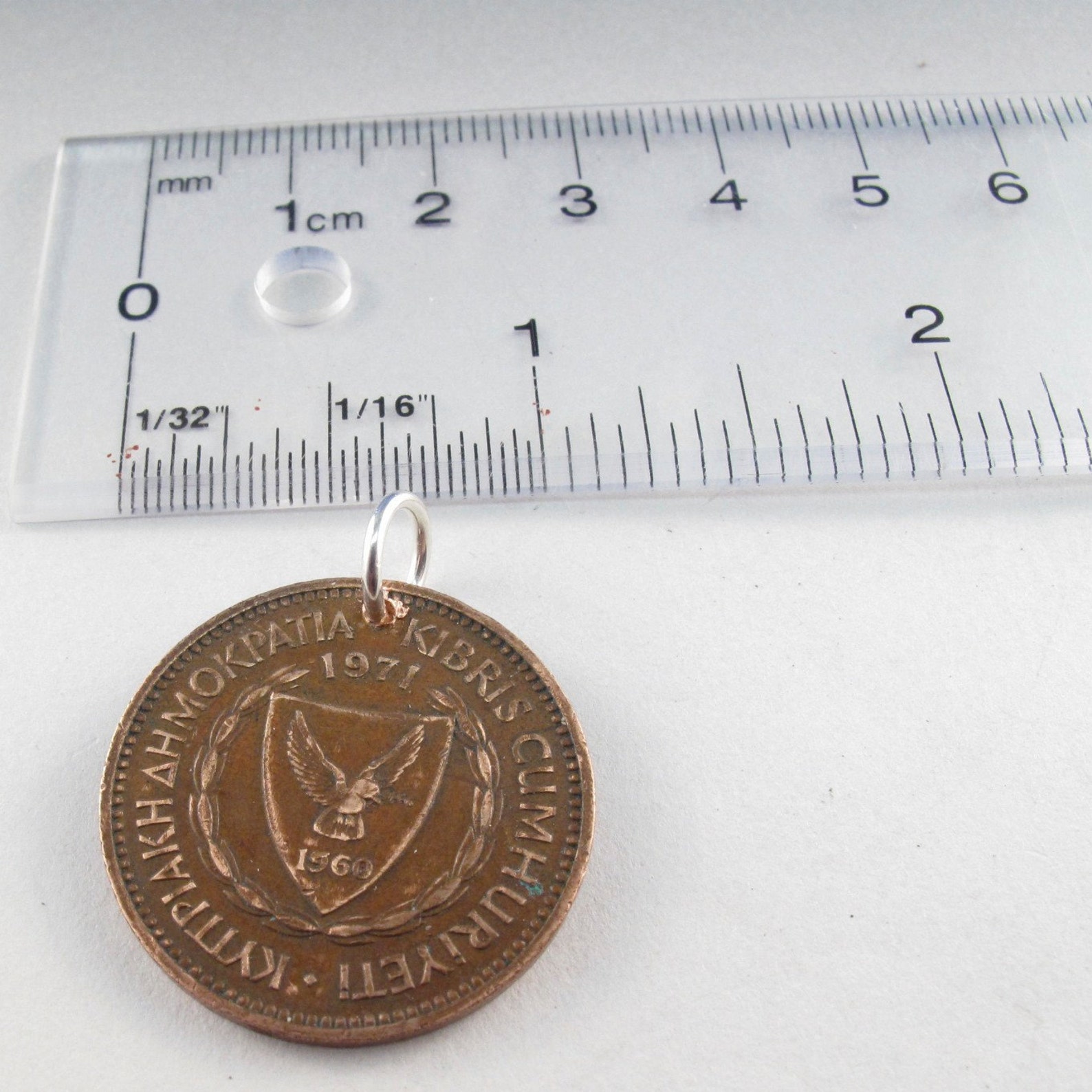 Ancient Boat NECKLACE. Cyprus Ship COIN . Greek Turkey Charm. - Etsy