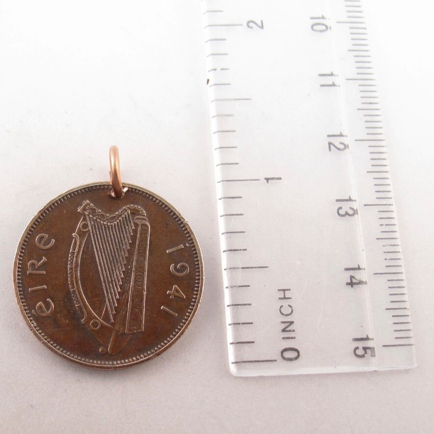 IRELAND Coin Necklace Jewelry. Irish Pig Pendant . Piglet. Year of the ...