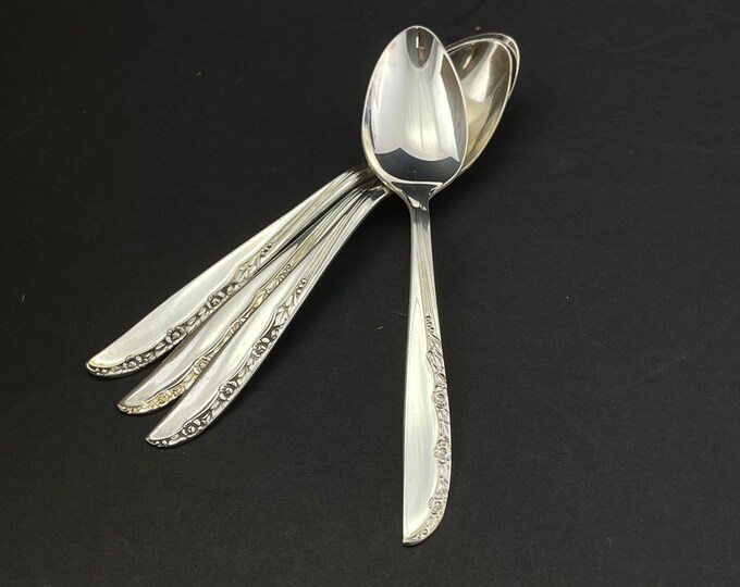 Vintage Teaspoons, Silver Teaspoons, Birmingham Silver Teaspoons ...