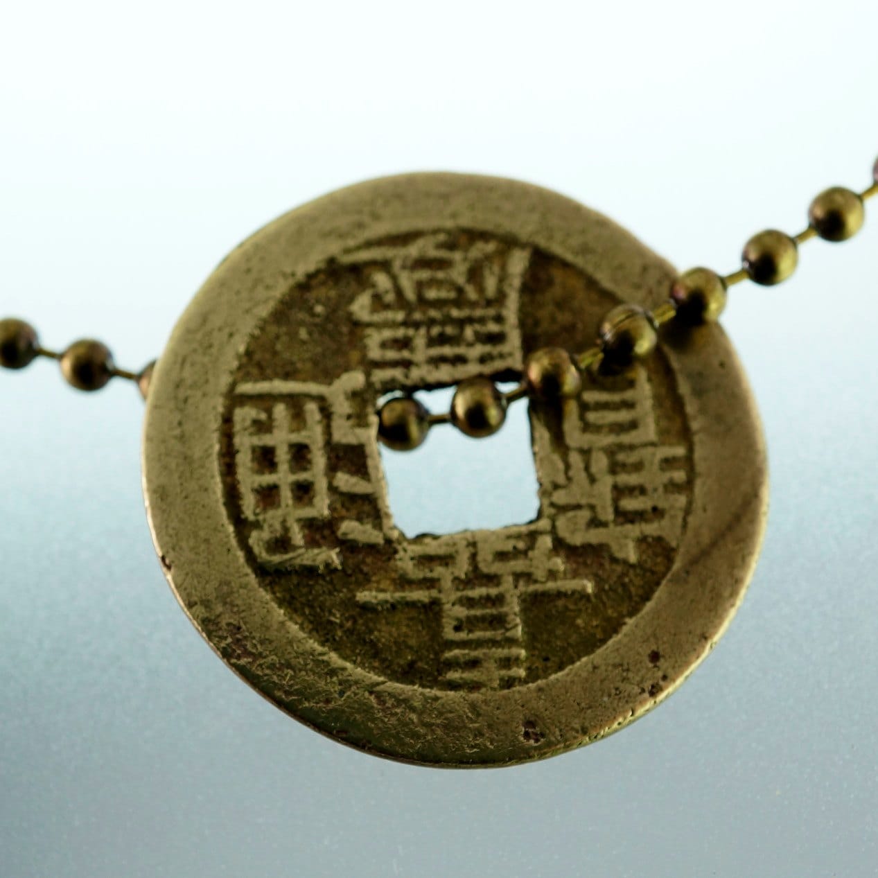 Antique chinese COIN Necklace. chinese jewelry. china Charm. | Etsy