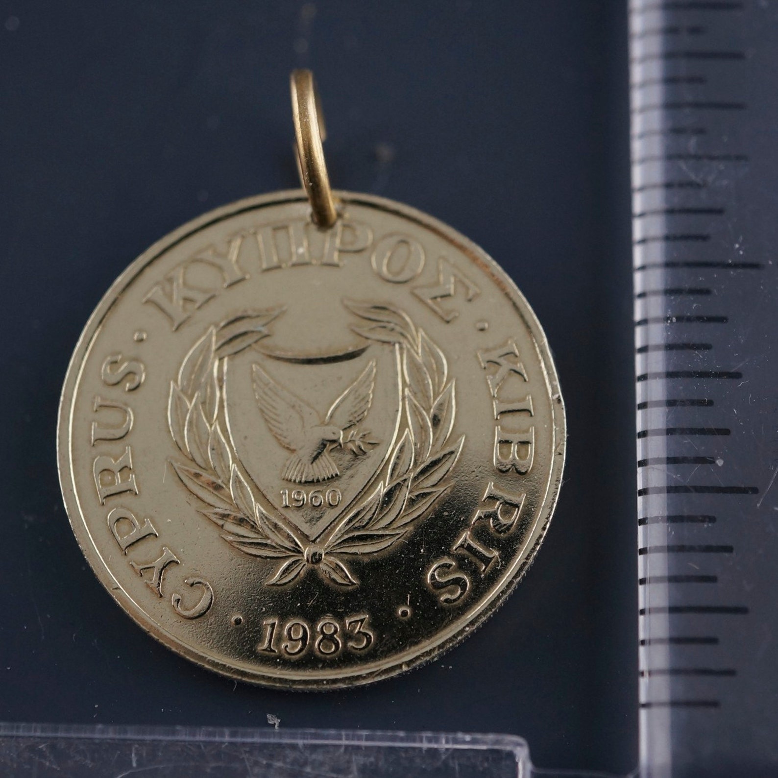 Cyprus Olive Branch Necklace. FRIENDSHIP. Song BIRD Charm | Etsy