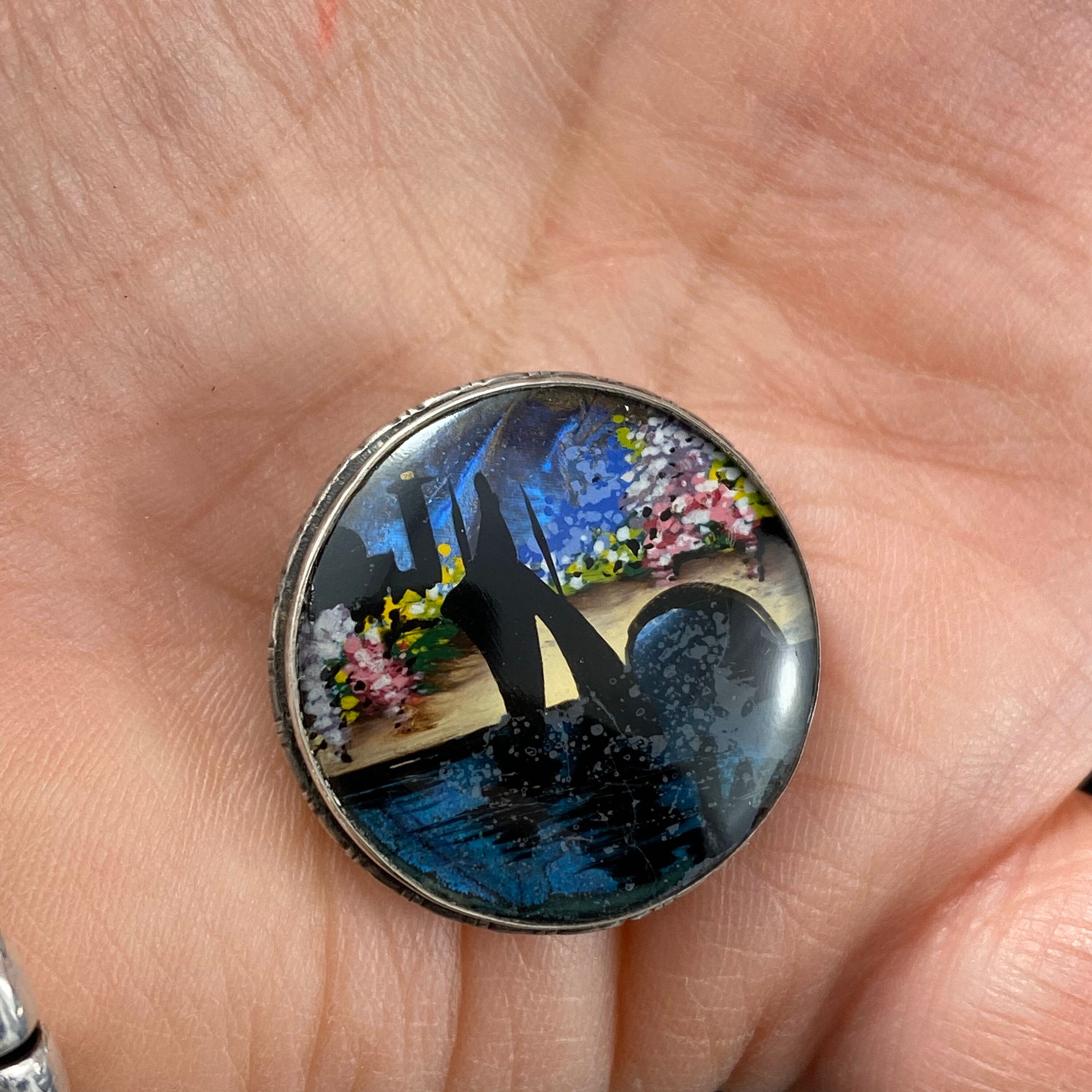 Vintage Sterling Morpho Butterfly Wing Brooch. Tlm England - Etsy