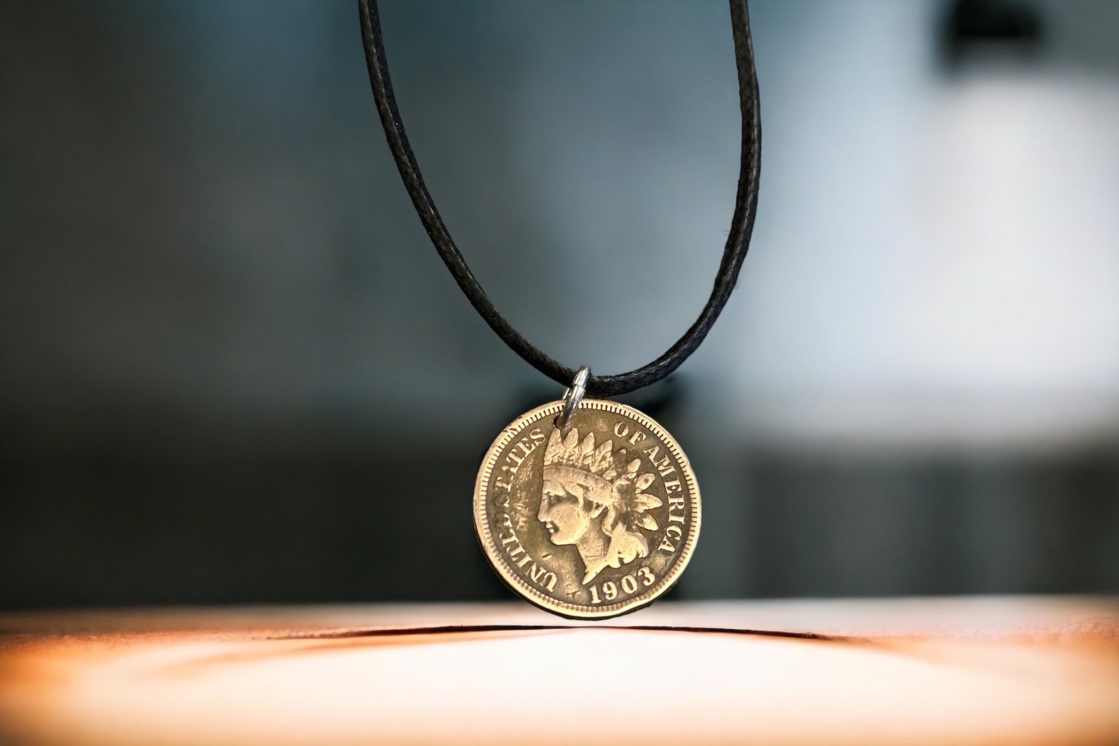 United States Penny Necklace Pendant - Penny Charm -indian Head Pendant ...