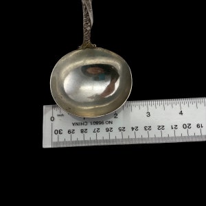 1900s Dobbin Sterling Enamel Figural Indian Head Ladle - 925 Antique ...