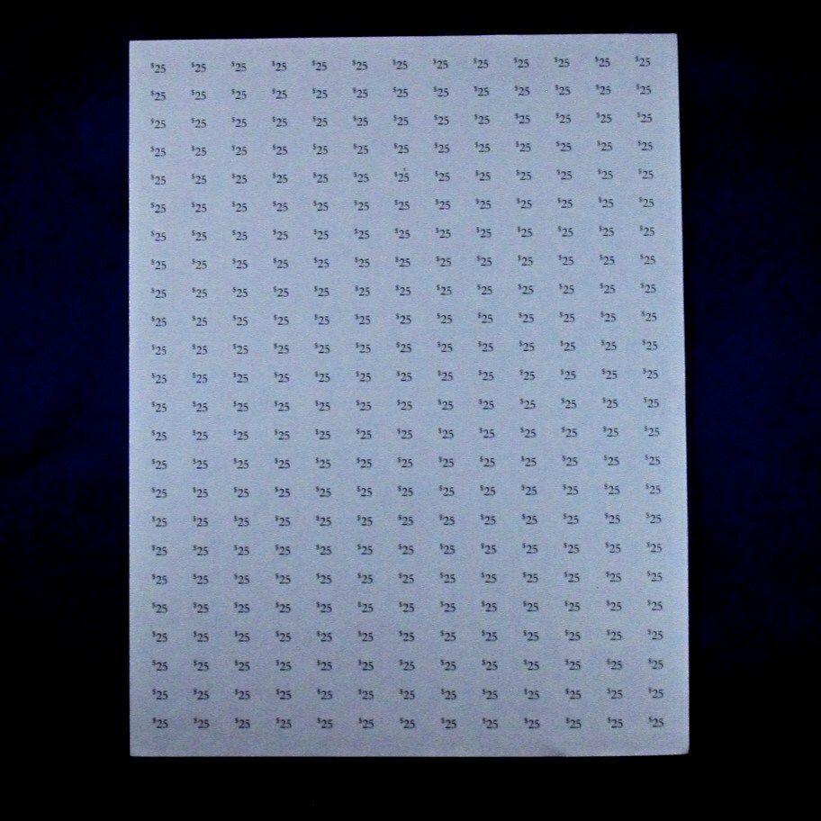 Blank PRICE TAGS. Adhesive Stickers .small Stickers. Rectangle 5/16 by ...