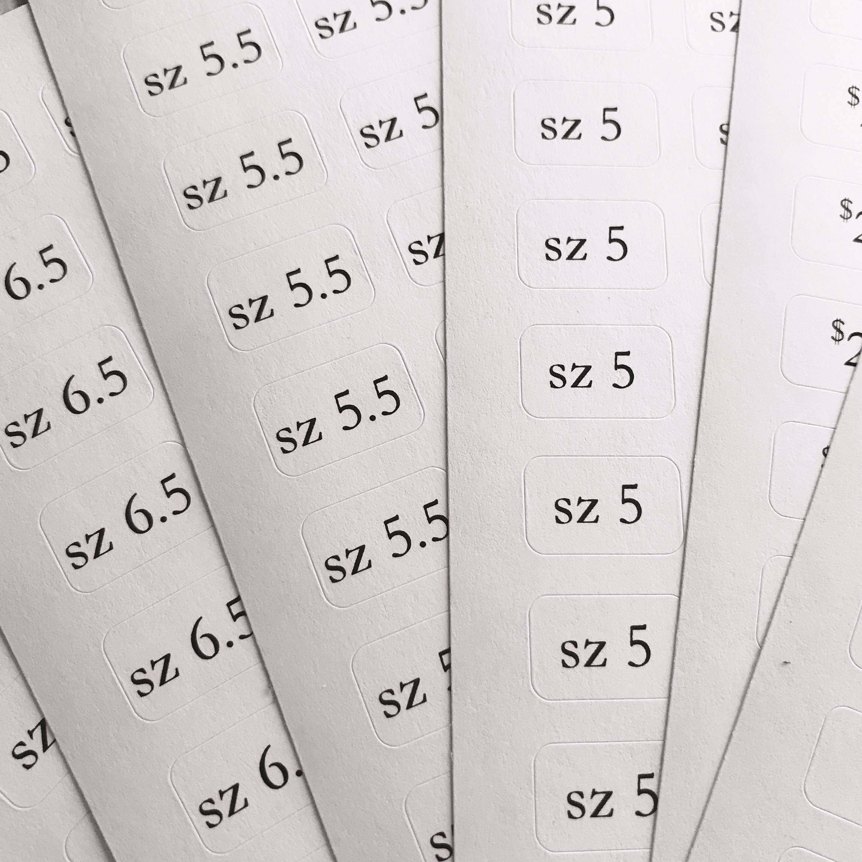 Custom PRICE TAGS Jewelry stickers adhesive labels small | Etsy