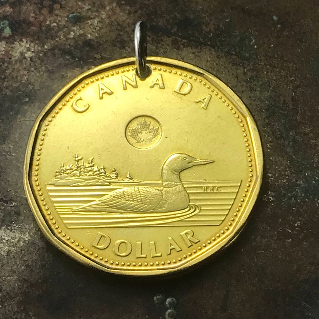 Canadian Loon Coin Jewelry | Unique Handmade Gifts | Sterling Bail ...
