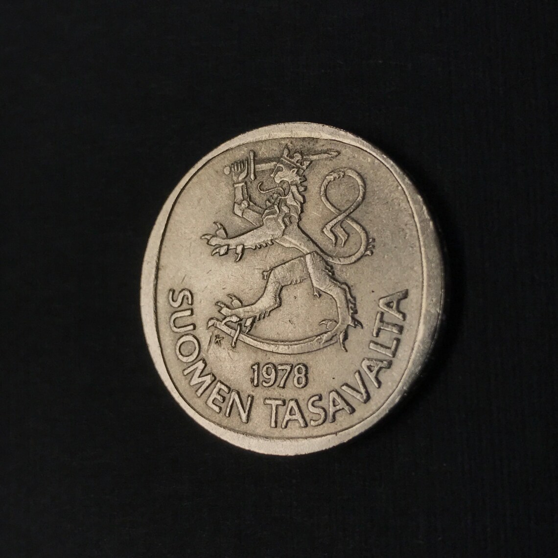 Finnish Necklace. FINLAND COIN NECKLACE. Lion Coin Pendant . Lion Sword ...