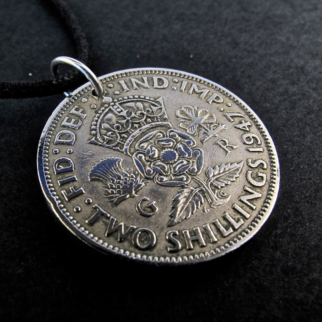England Tudor Rose Shilling Necklace From UK Choose Pendant, Necklace ...