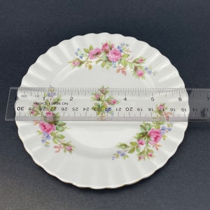 Royal Albert Moss Rose 4 Piece Place Setting, Fine Bone China Pink Rose ...