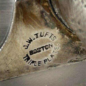 Victorian J W Tufts Boston Triple Plate Serviette Holder. 1800s Napin ...