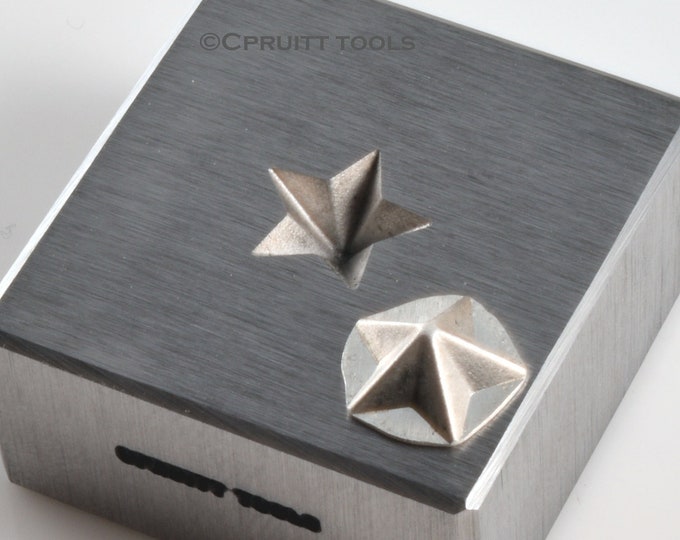 Mini Impression Plate "star" #T165, Hydraulic Press, Jeweler, Hollow ...