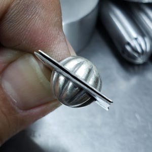 1/2 Fluted Bead Forming Block, Silversmith, Jeweler, Handmade Beads ...