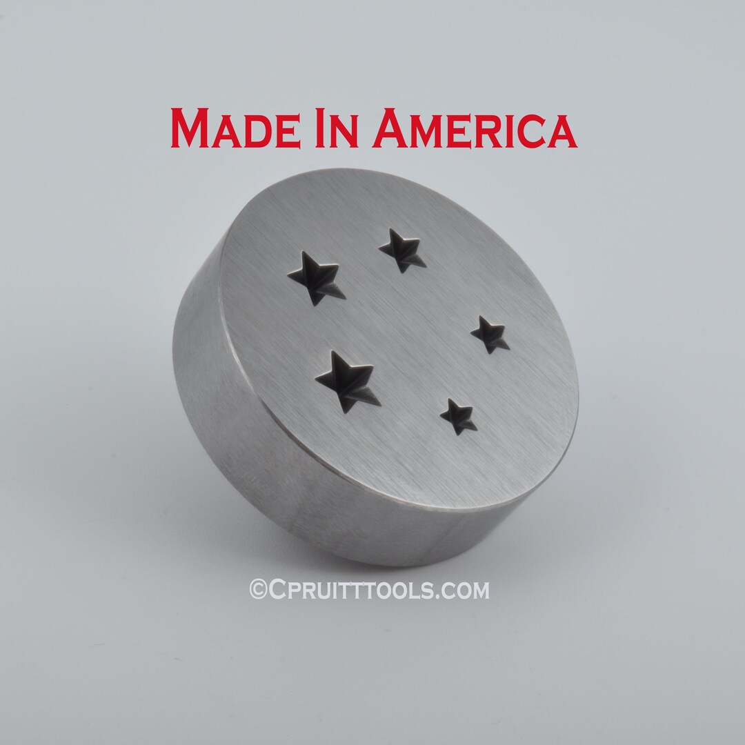 Shot Plate #6 Chubby Star - New Design Impression Block, Jeweler ...