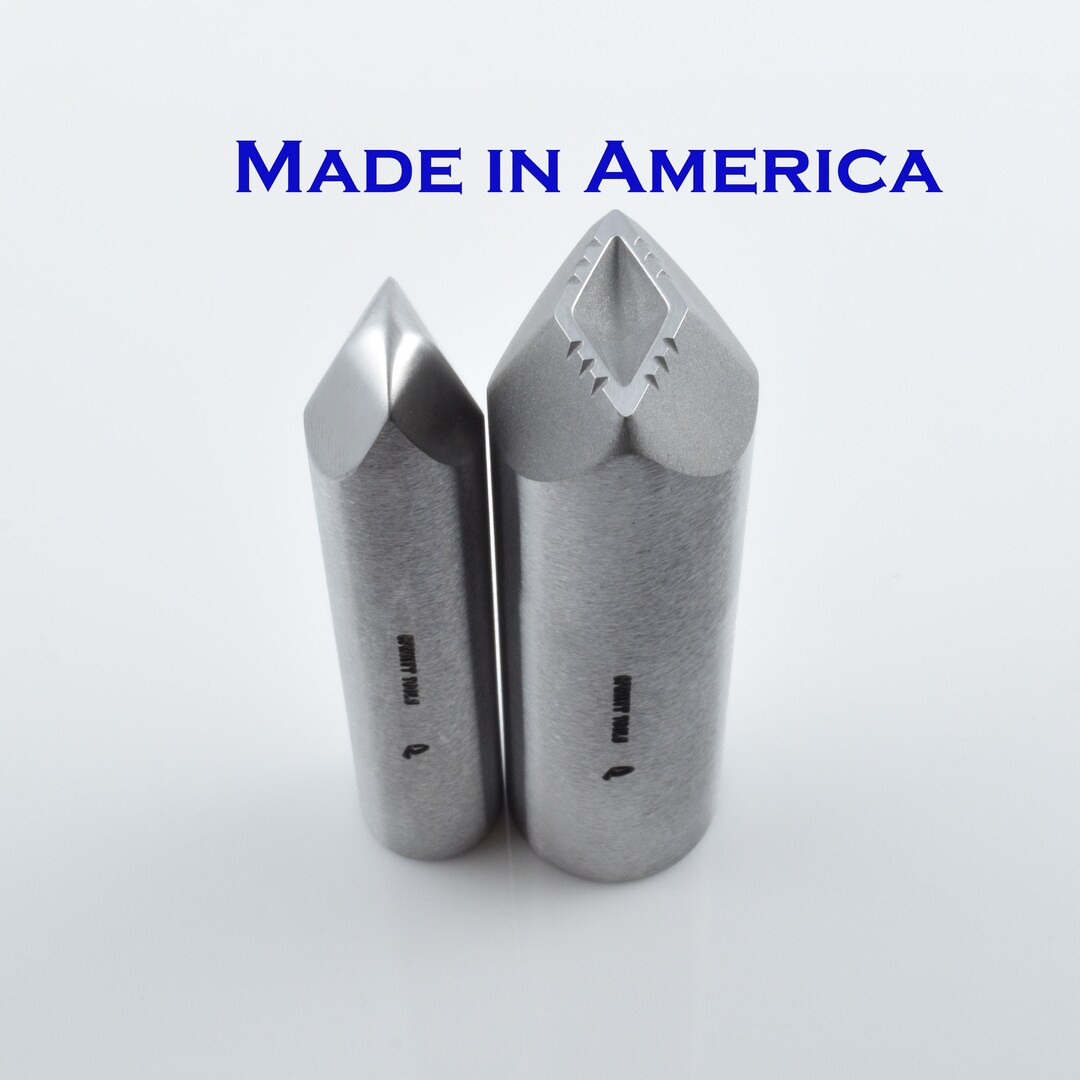 Repousse Diamond Stamp, Notched Edge T179 Bump Out, Two Part Stamps ...