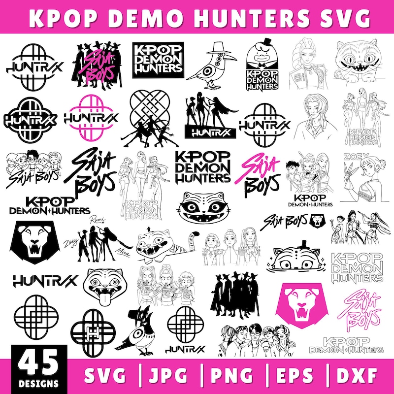 Kpop Demon Hunters Demon Patterns - Etsy