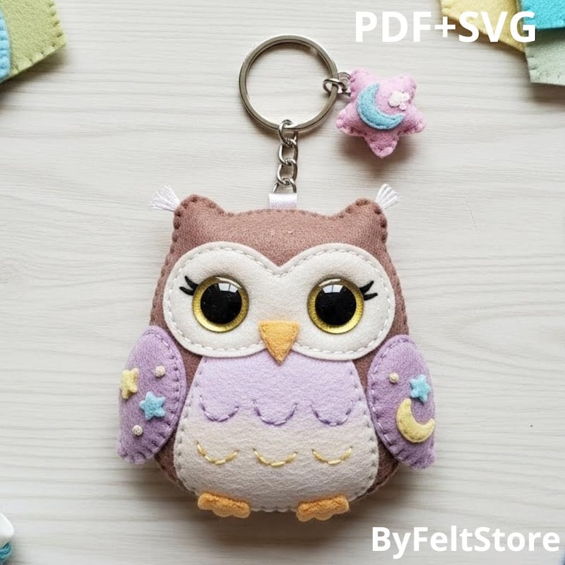 Felt Stuffed Keychain - Etsy