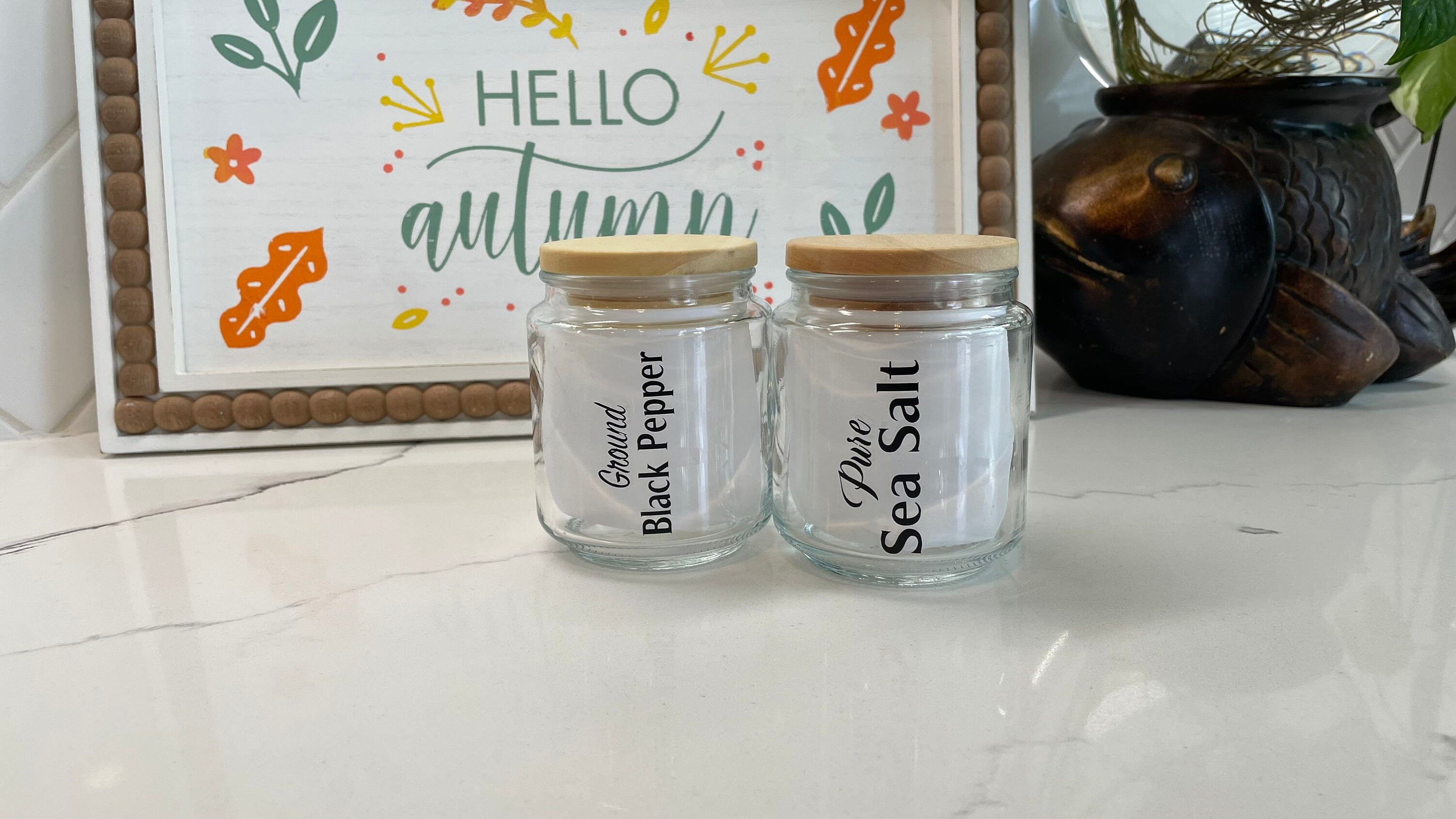 Salt and Pepper Jars,jars,gifts,wedding Gifts,home,decor,spices ...