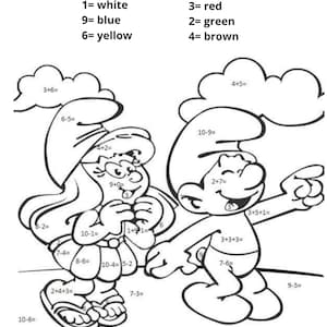 Coloring Book for Repeating Addition and Subtraction up to 20 - 15 ...
