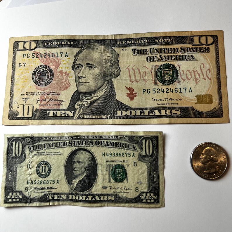 Minimoney Tm- Authentic Miniaturized Dollar Bill - Customizable ...