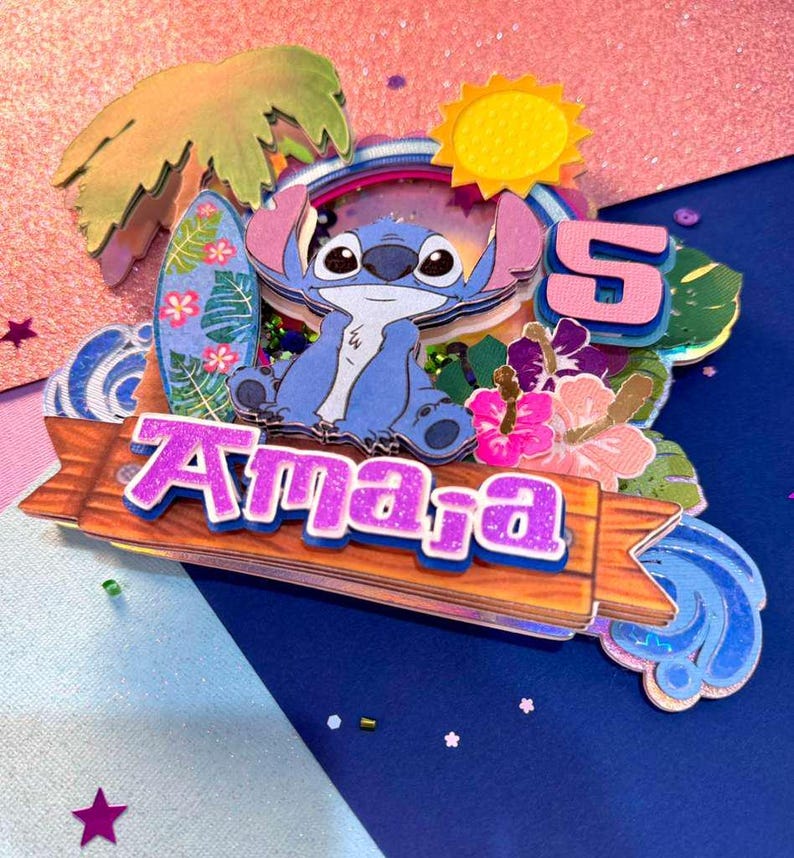 Stich Cake Topper - Etsy