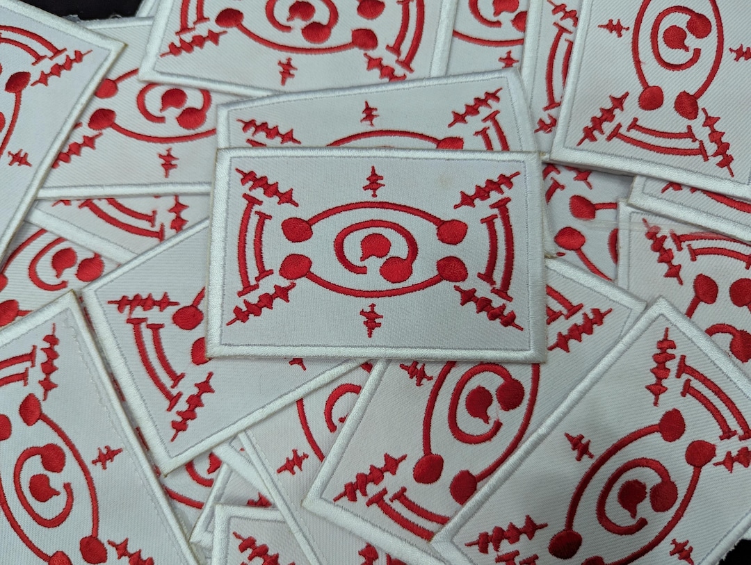 Chachamaru's Talisman Embroidered Iron-on Patch | Demon Slayer ...